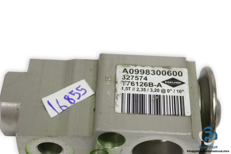 EGELHOF A0998300600 EXPANSION VALVE - PLATINUM INTERNATIONAL